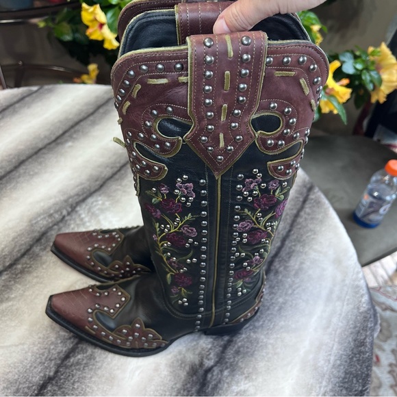 Old Gringo | Shoes | Double D Ranch Old Gringo Round Up Rosie Stud ...